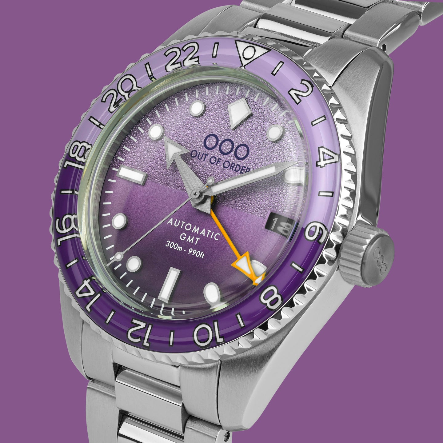SHAKER DARK VIOLET - ULTRA BRUSHED – Out of Order Watches