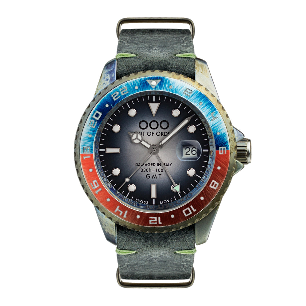 GMT New York Ø44mm| Out Of Order Watches – Out of Order S.r.l
