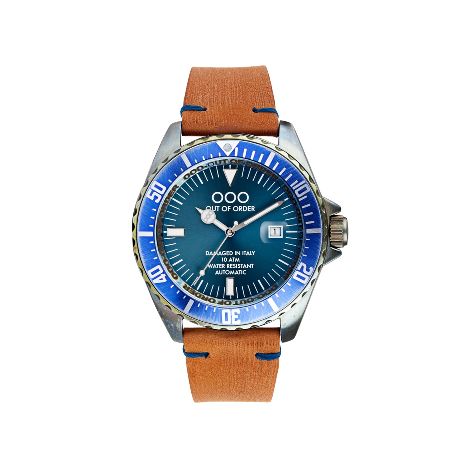 Automatico Blue Ø44mm| Out Of Order Watches – Out of Order Watches