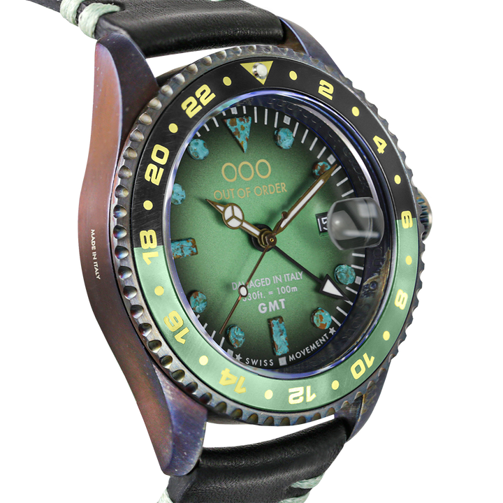 OXIDIZED GREEN GMT NEW YORK - Limited Edition – Out of Order Watches